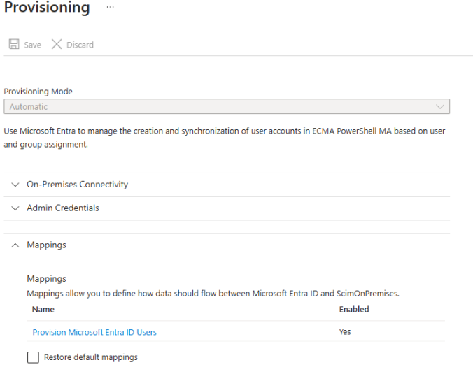 Entra ID SCIM provisioning with ECMA2 agent using PowerShell Connector and REST API to external ...