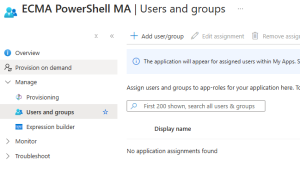 Entra ID SCIM provisioning with ECMA2 agent using PowerShell Connector ...