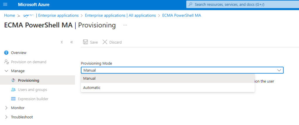 Entra ID SCIM provisioning with ECMA2 agent using PowerShell Connector ...